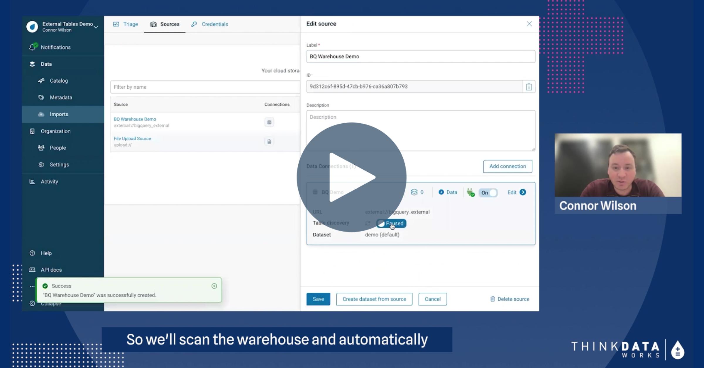 Warehouse Discovery | ThinkData Works
